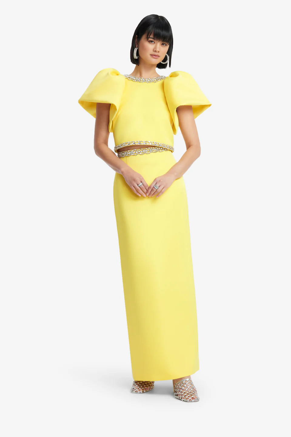 Leo Lin 'Kyra' Embellished Top and Maxi Skirt – Your Secret Closet